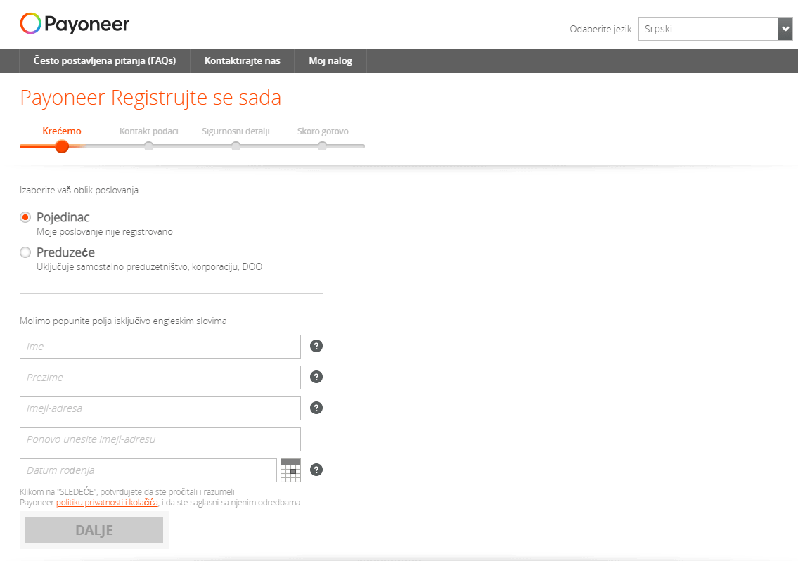 Otvoriti Payoneer nalog: Kompletan Vodič - Foxy Concept